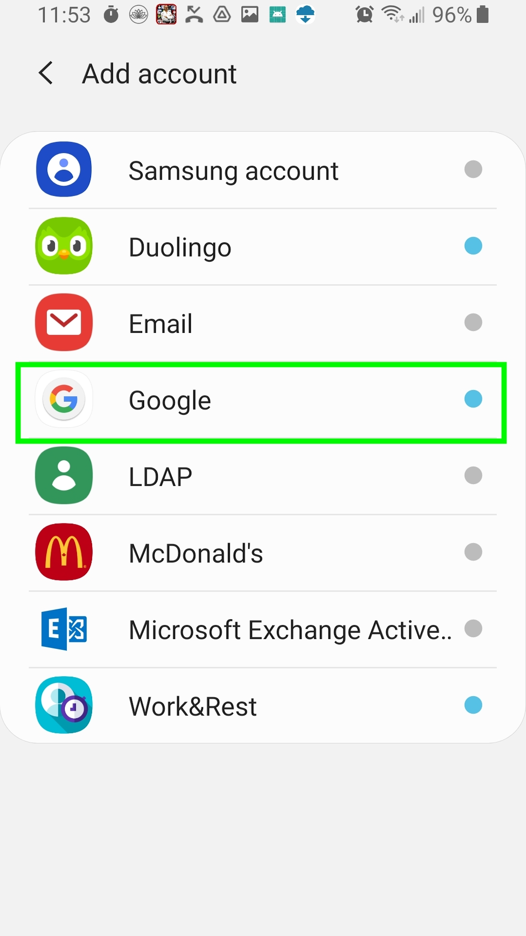 Android Basics - How to add a Google account to your Android device ...